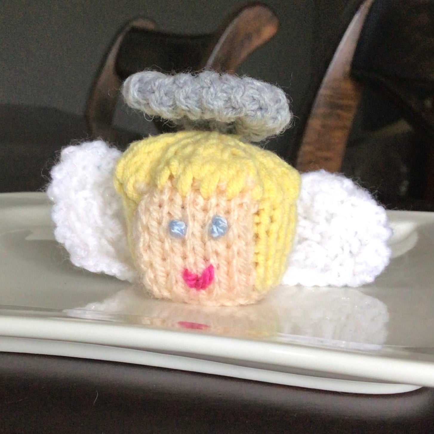 Christmas Angel Knitting Pattern, PDF, Chocolate Cover Knitting Patter ...